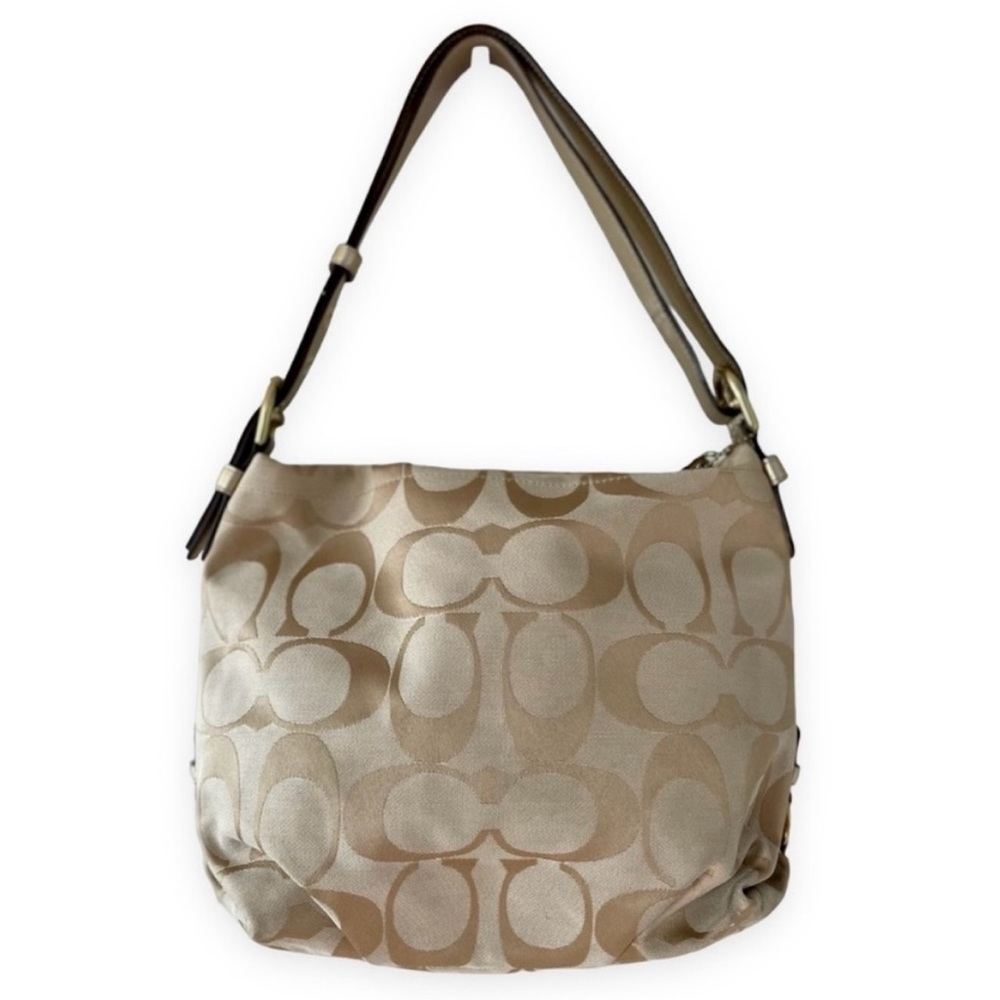 Coach Signature Logo C Jacquard Fabric Versatile Purs… - Gem